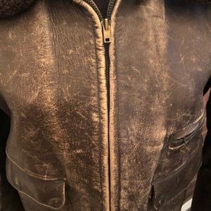 Hercules | Jackets & Coats | Vtg 4s 50s Hercules Leather Bomber Jacket ...